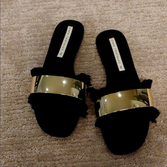 Zara | Shoes | Zara Slippers | Poshmark